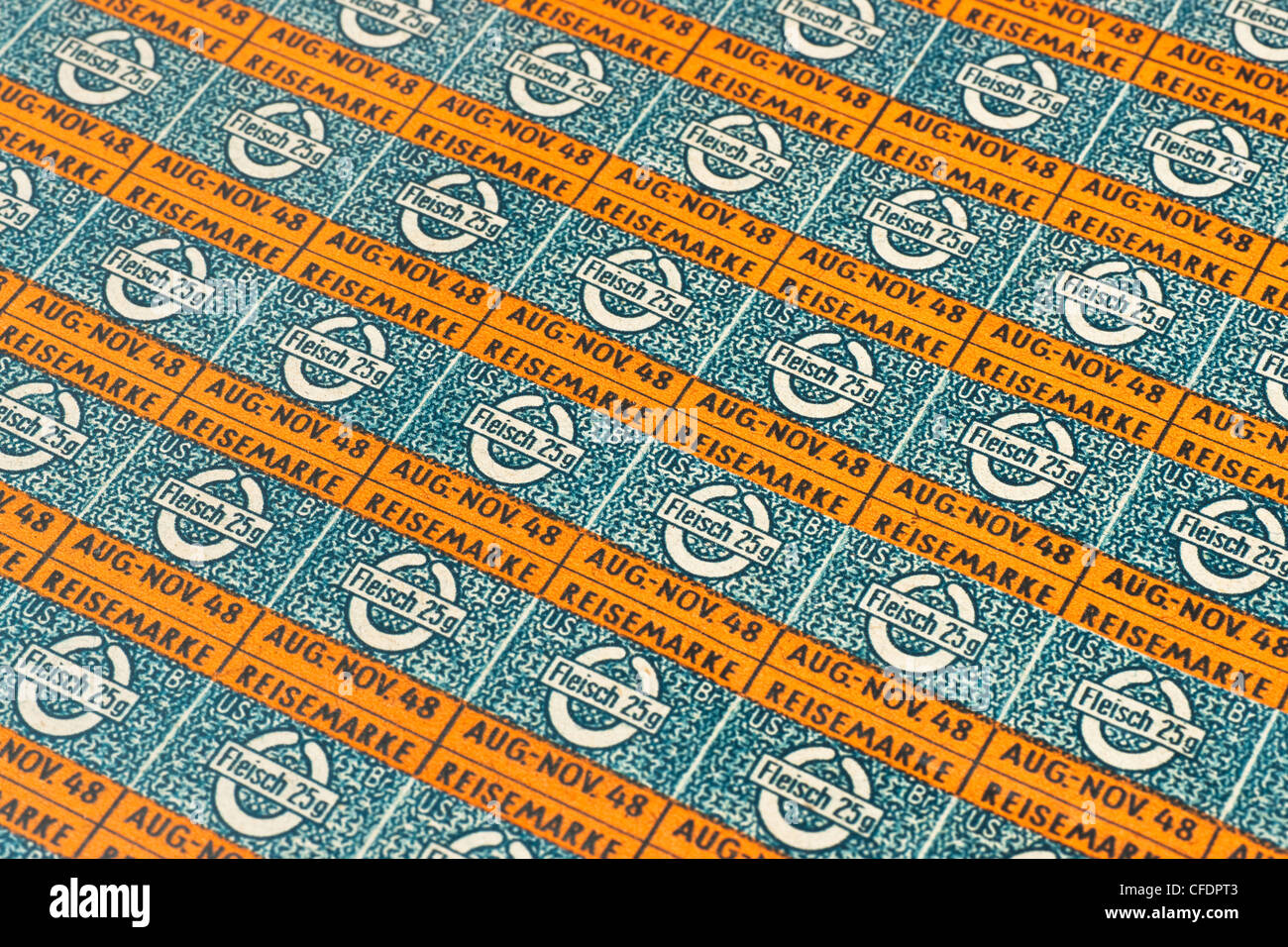 Food ration card hi-res stock photography and images - Alamy
