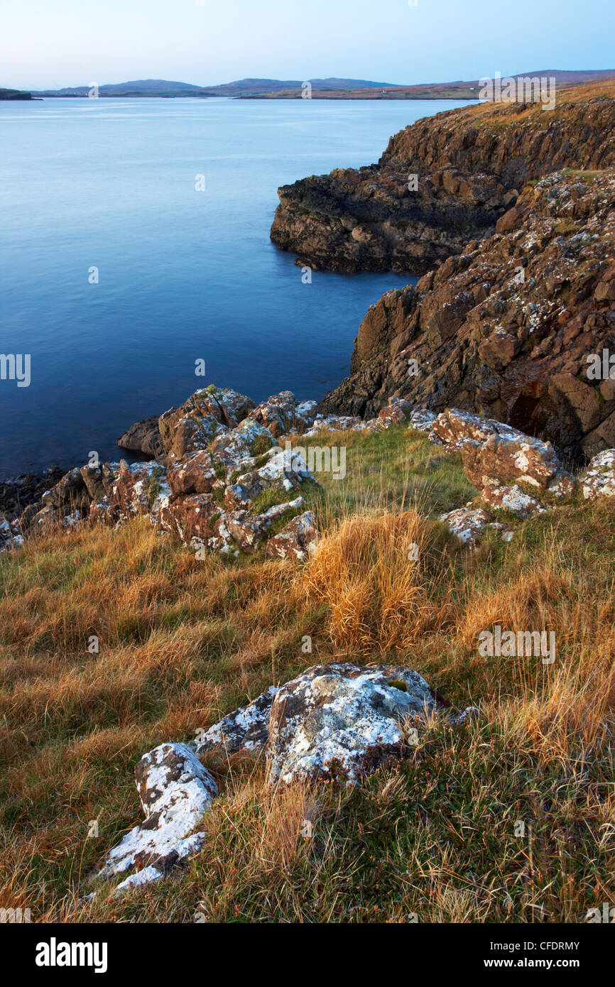 View from the small island of Oronsay, Isle of Skye, Scotland, United ...