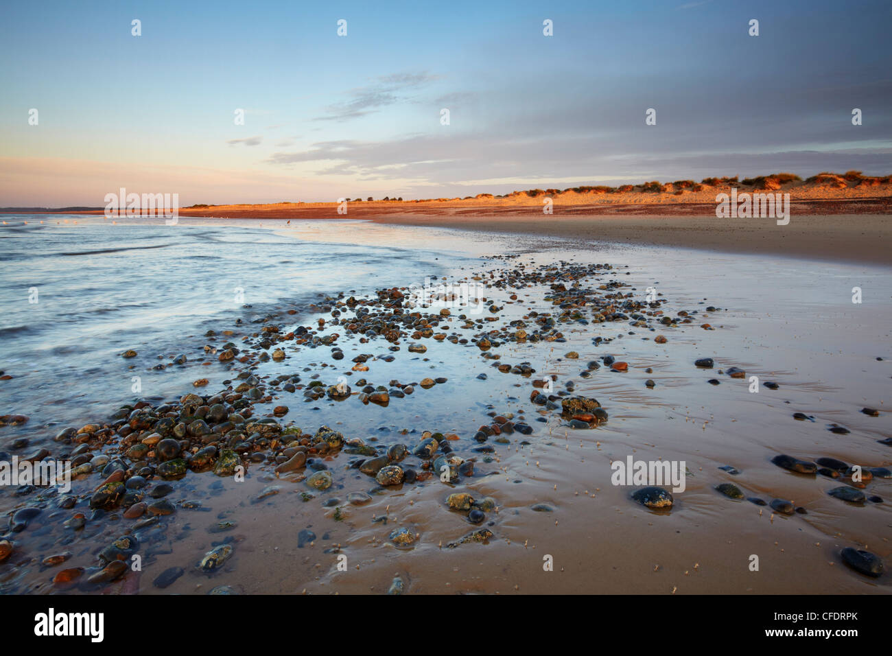 A beautiful summer dawn at Walberswick, Suffolk, England, United ...