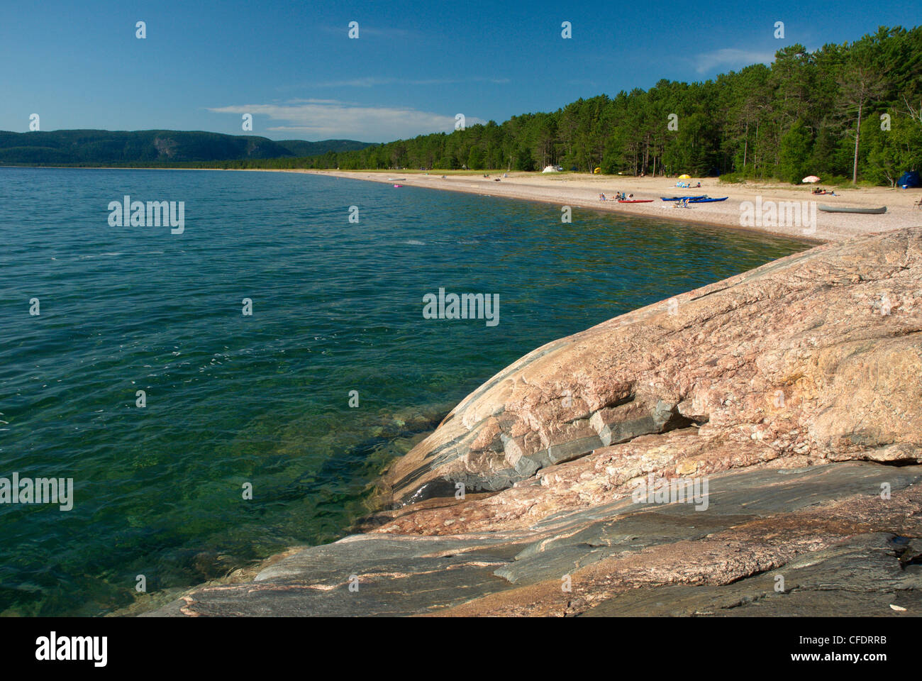 Agawa Bay, Lake Superior Provincial Park, Canadian Shield, Ontario ...