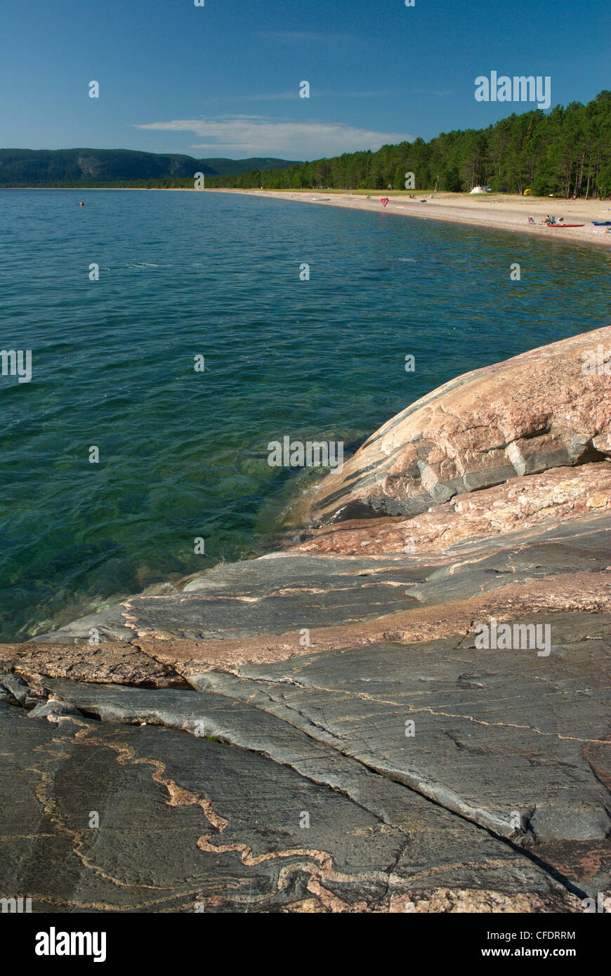 Agawa Bay, Lake Superior Provincial Park, Canadian Shield, Ontario ...