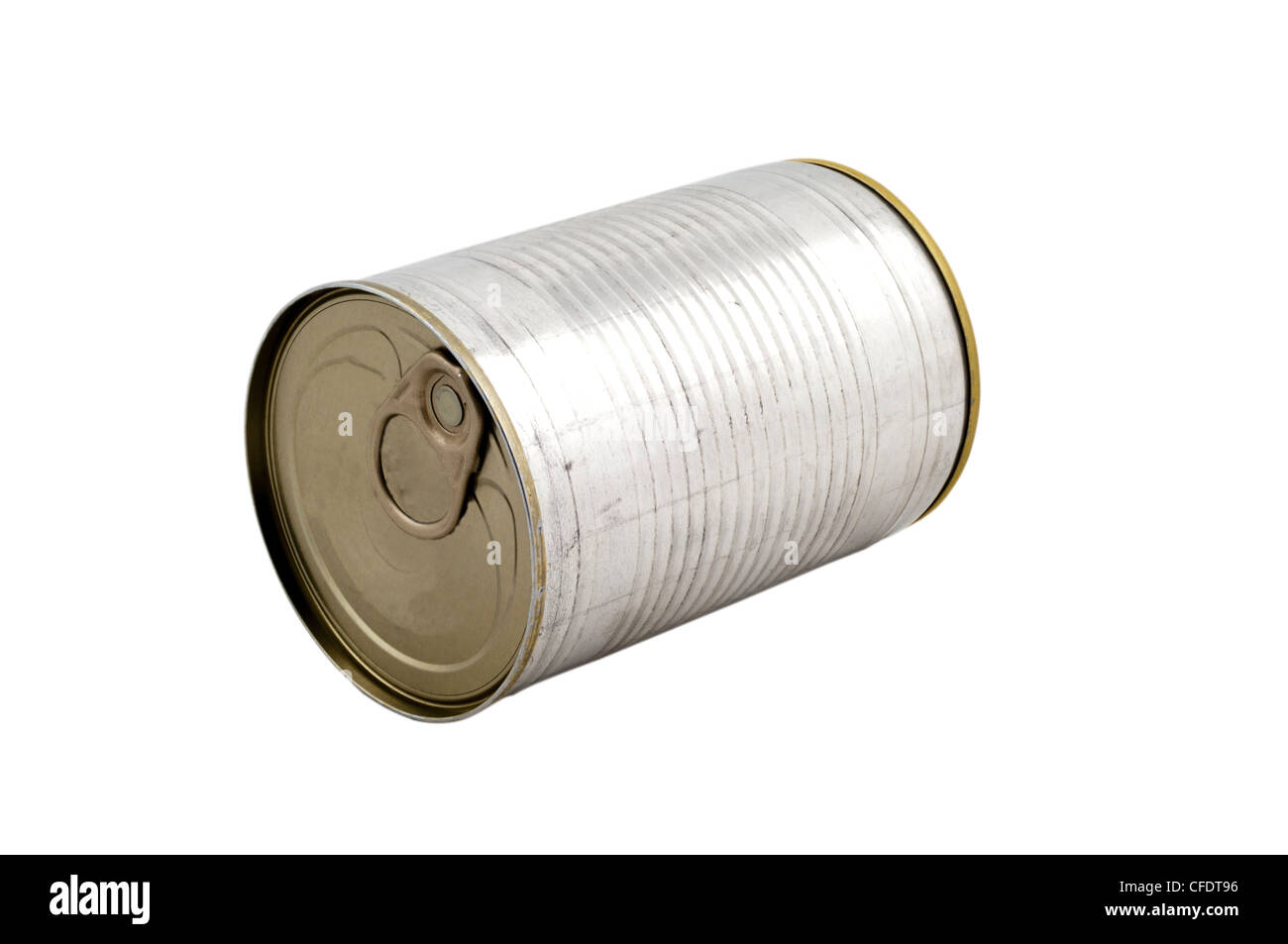 Cylinder Can Box on isolated white bacgkround Stock Photo - Alamy