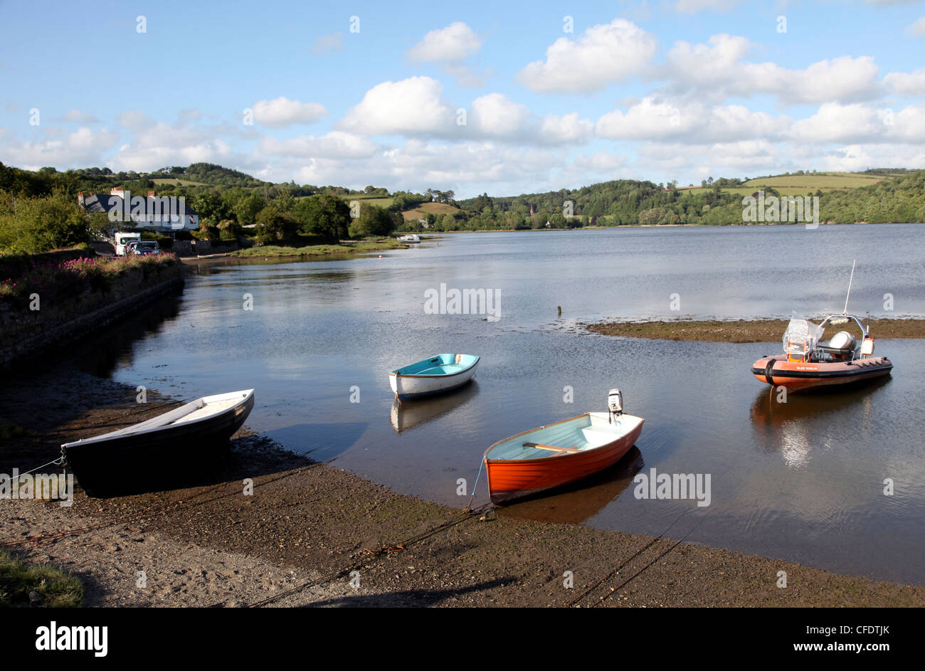 Bere Ferrers, River Tavy, Devon, England, United Kingdom, Europe Stock ...