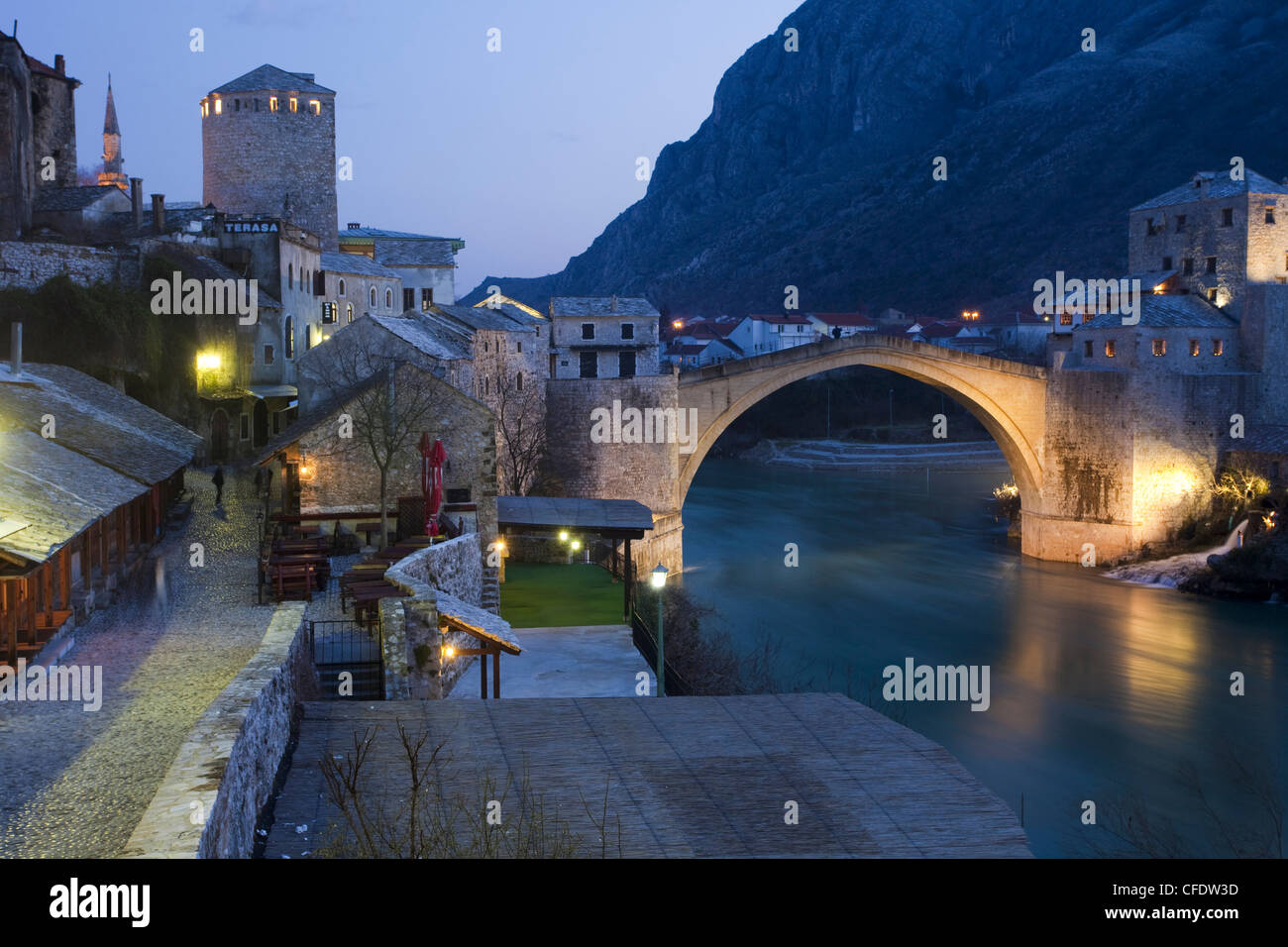Stari Most Bridge, Mostar, UNESCO World Heritage Site, Bosnia, Bosnia ...