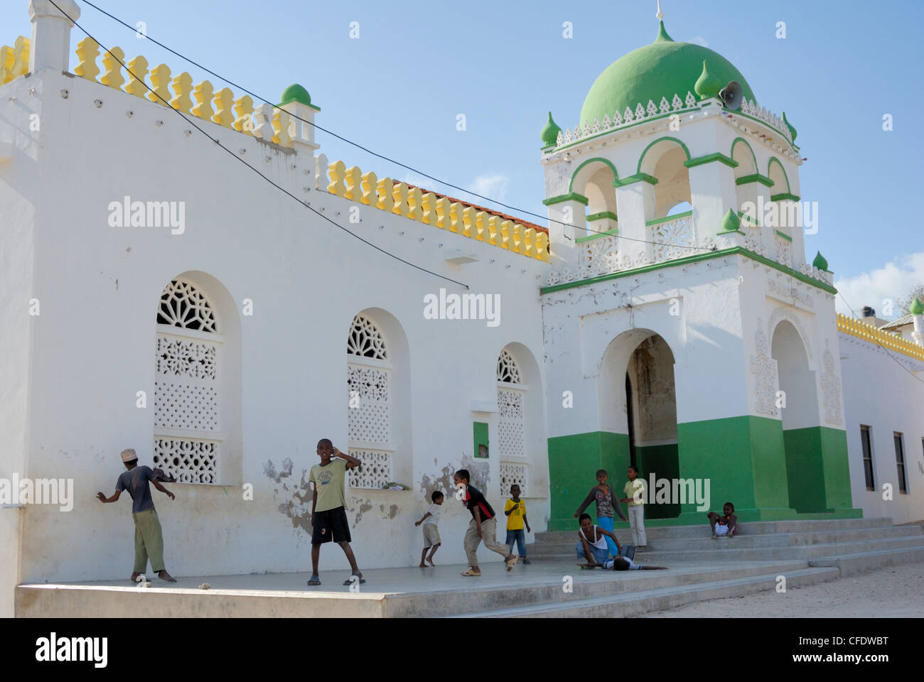 The Great Mosque, Old Town, UNESCO World Heritage Site, Lamu Island ...