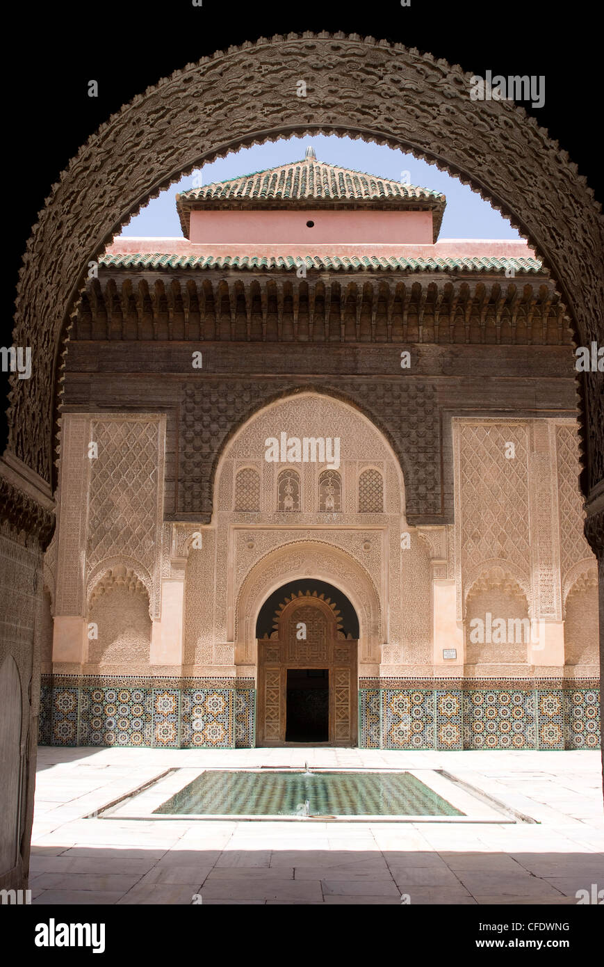 Medersa Ben Youssef, Marrakech, Morocco, North Africa, Africa Stock ...