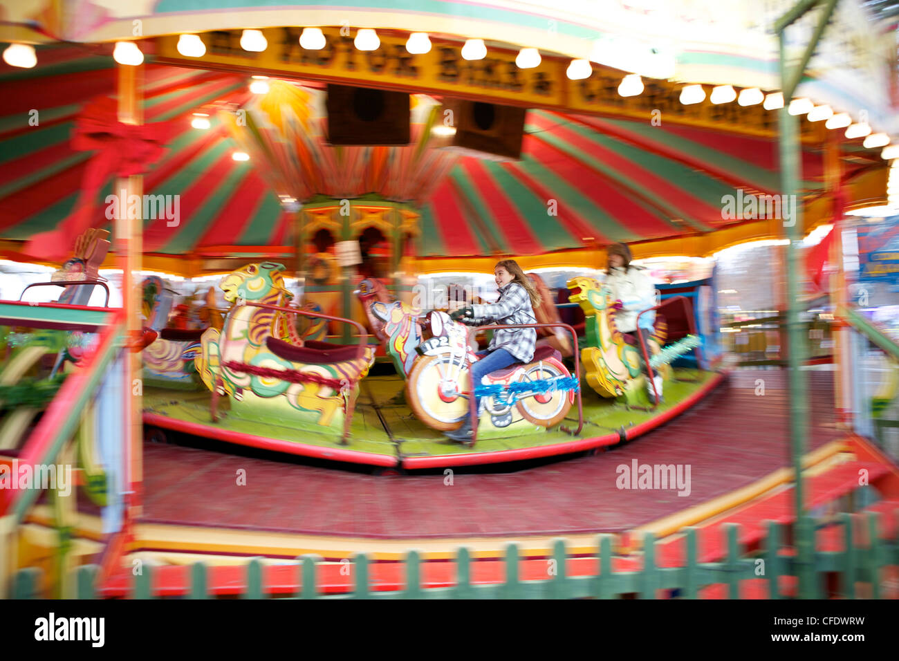Children riding carousel hyde park hi-res stock photography and images ...