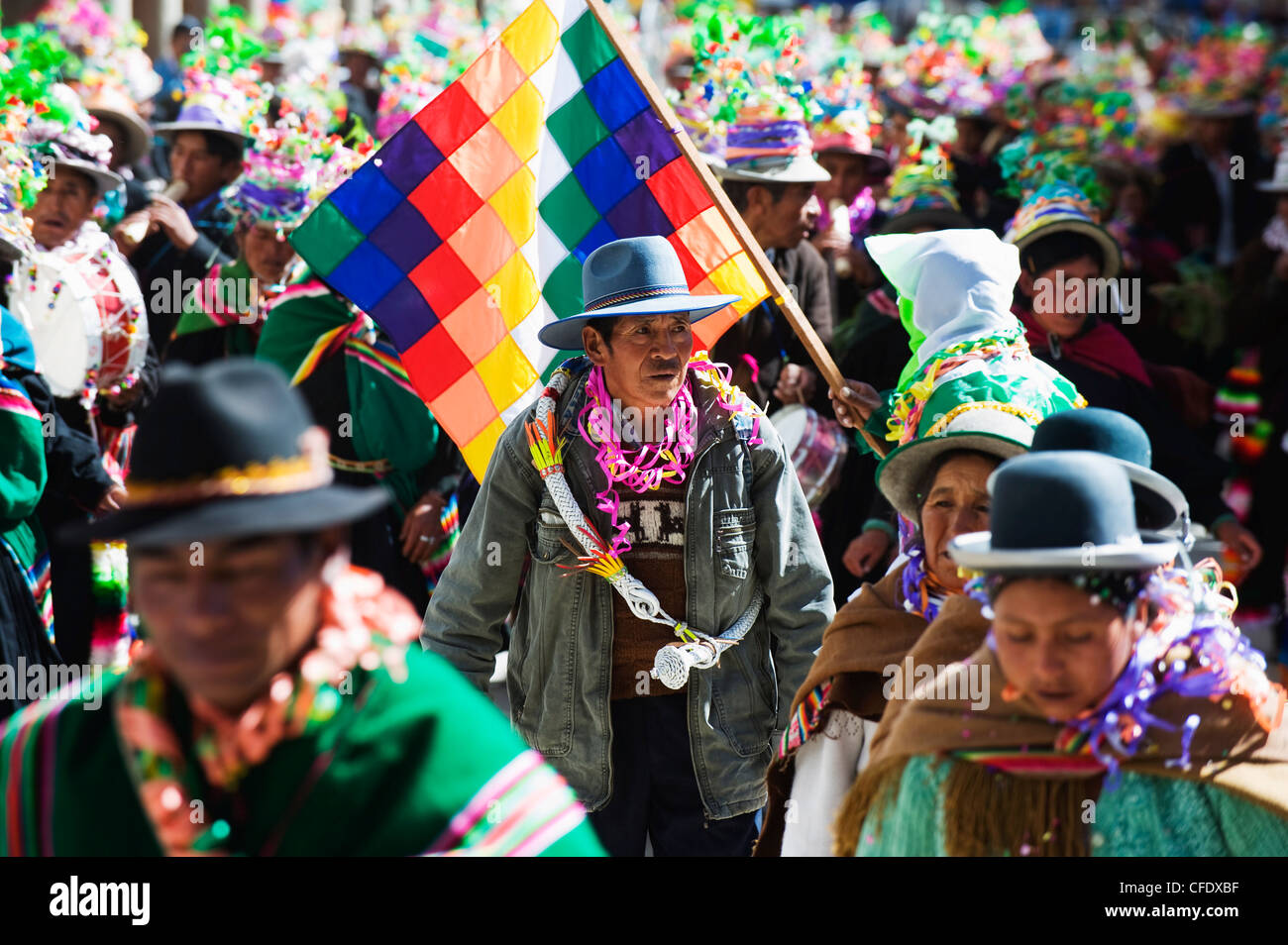 Anata Andina harvest festival, Carnival, Oruro, Bolivia, South America ...