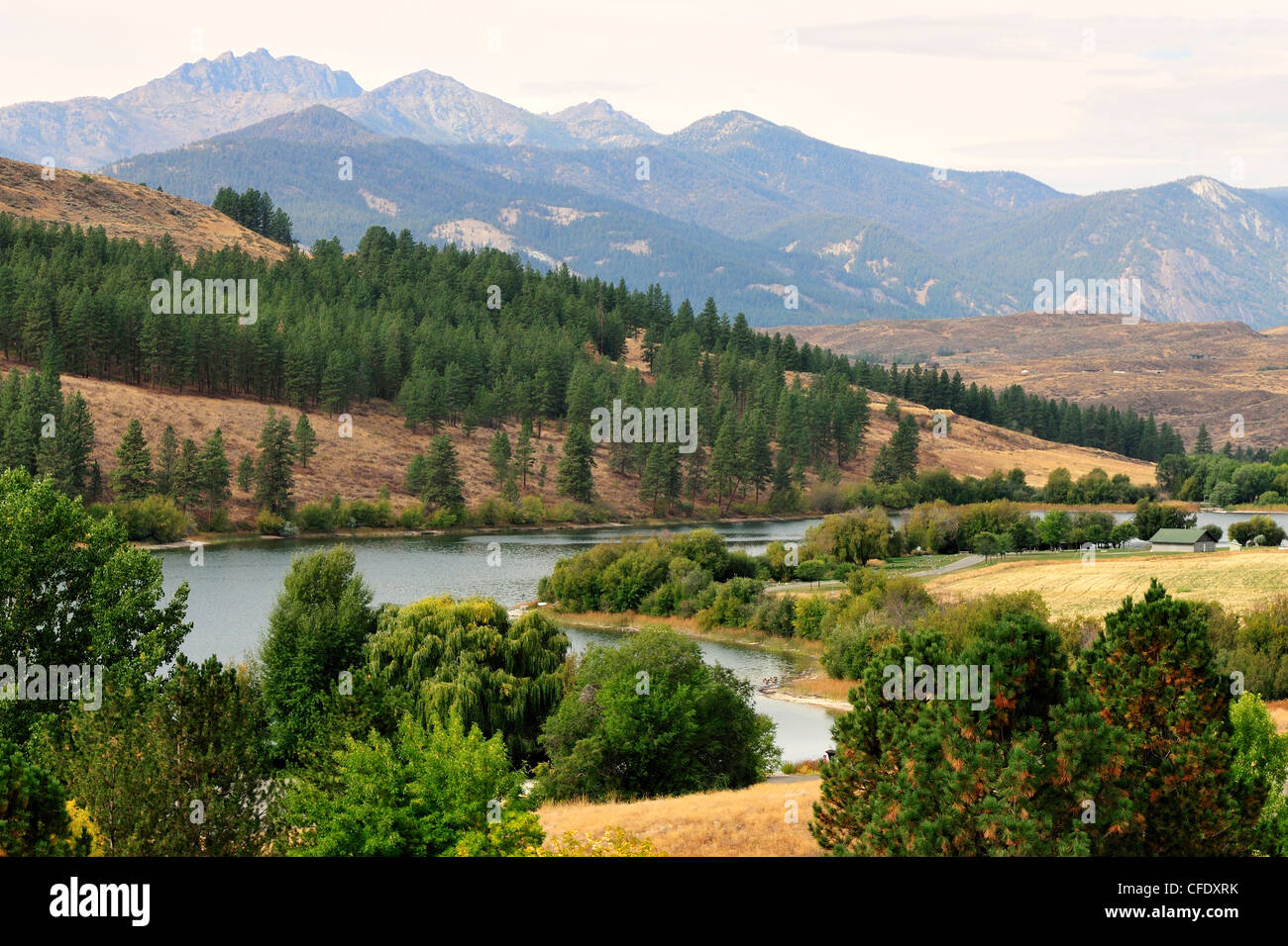 Pearrygin Lake State Park near Winthrop, Washington State, United ...