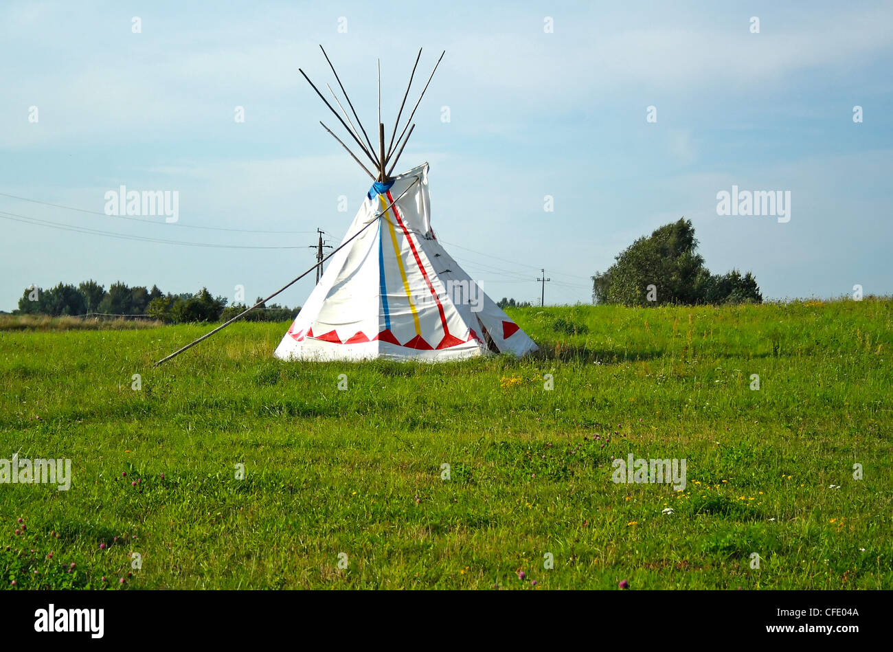 Tipi tipi wigwam hi-res stock photography and images - Alamy