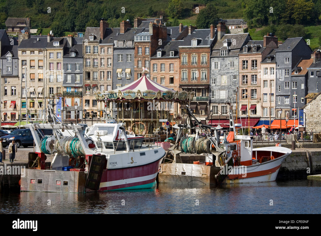 Honfleur boats hi-res stock photography and images - Alamy