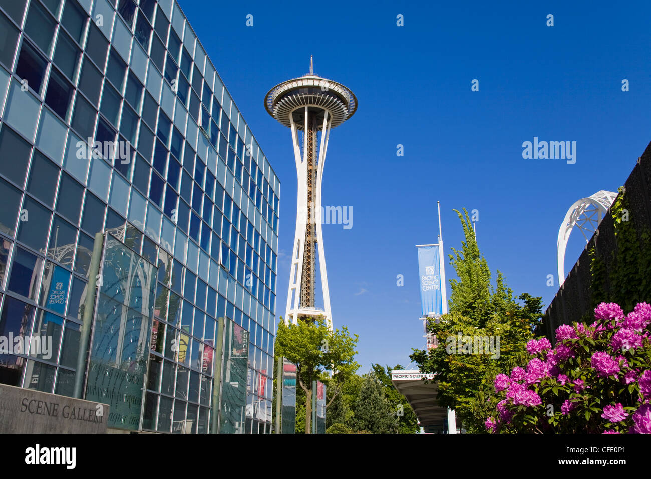 The Space Needle, Seattle Center, Seattle, Washington State, United ...
