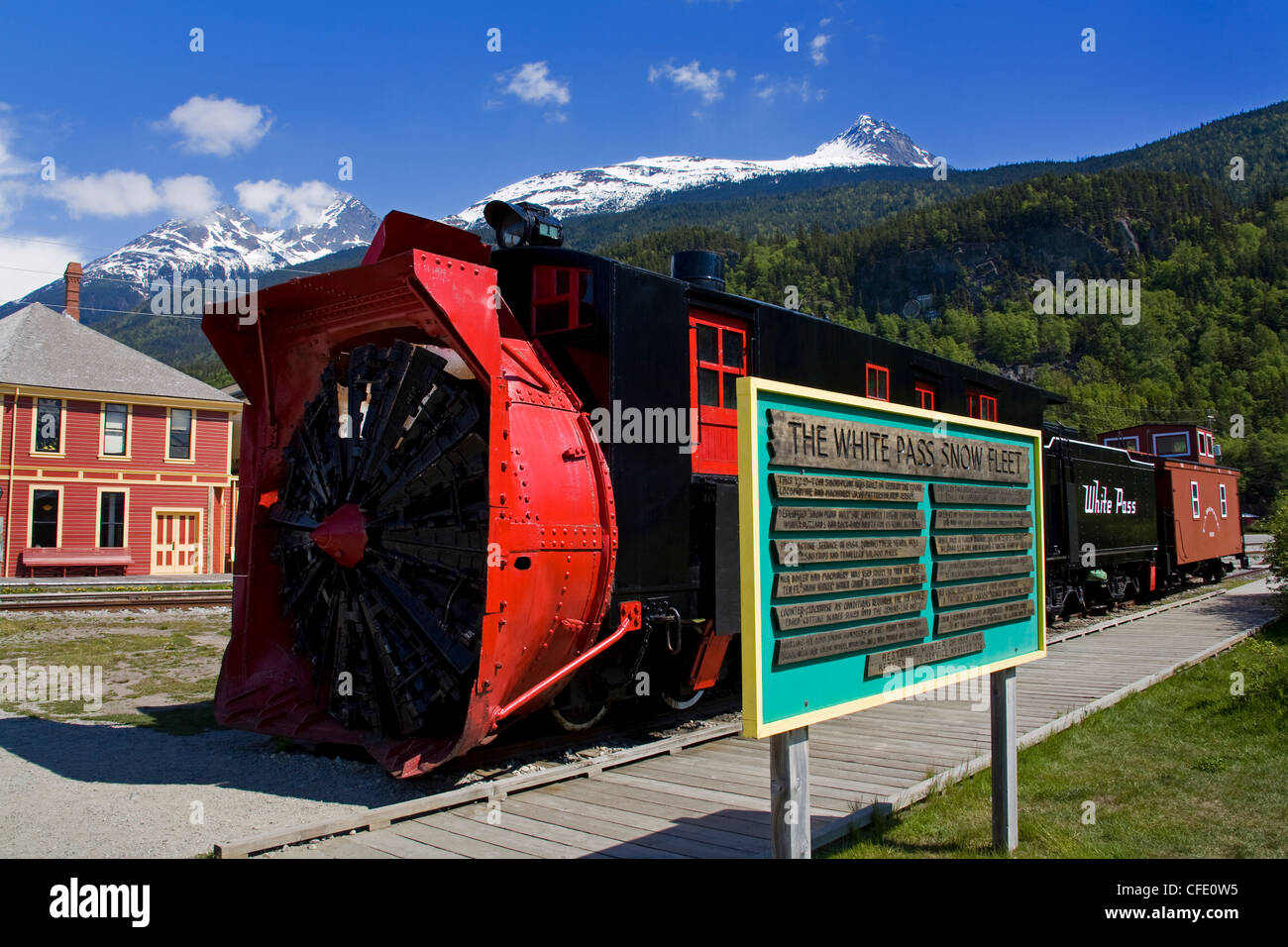 Snow Plow, White Pass and Yukon Route Railroad, Skagway, Southeast ...