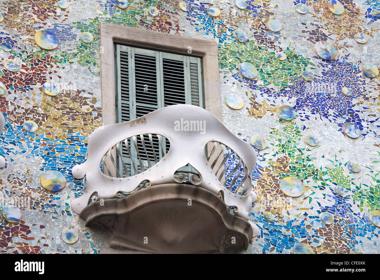 Casa Batllo by Gaudi, Barcelona, Catalonia, Spain, Europe Stock Photo ...