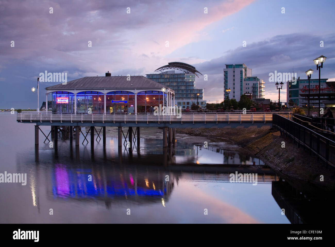 Mermaid Quay in Cardiff Bay, Wales, United Kingdom, Europe Stock Photo ...