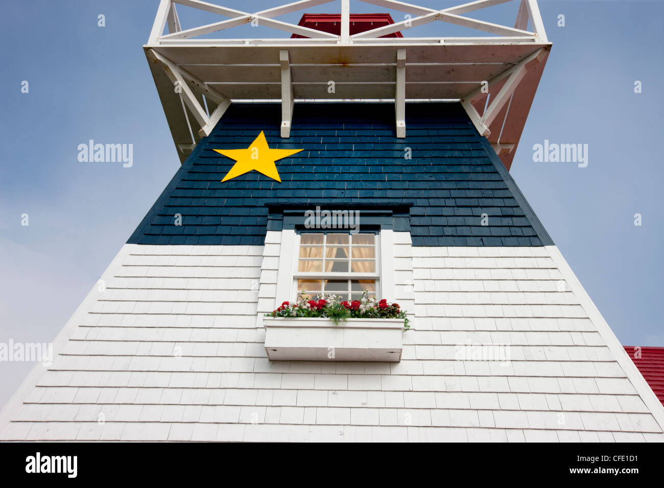 Acadian lighthouse, Grande-Anse New Brunswick, Canada Stock Photo - Alamy