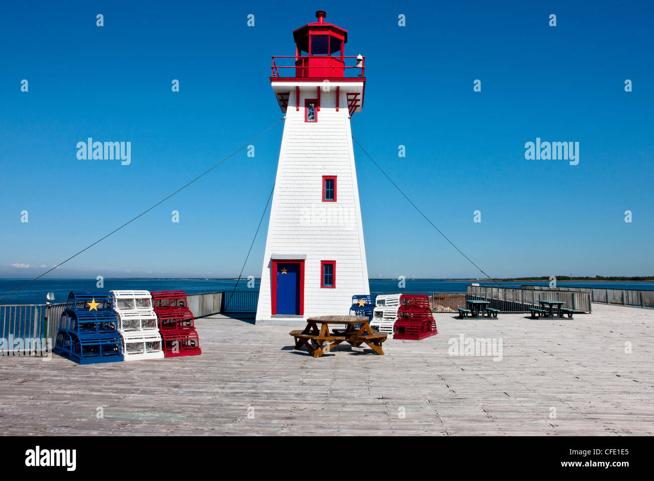 Lighthouse, Shippigan, New Brunswick, Canada Stock Photo - Alamy