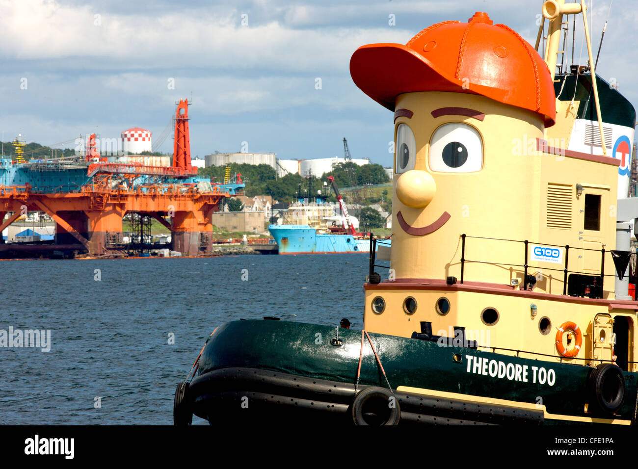 Theodore Tugboat, Halifax Harbour, Nova scotia, Canada Stock Photo - Alamy