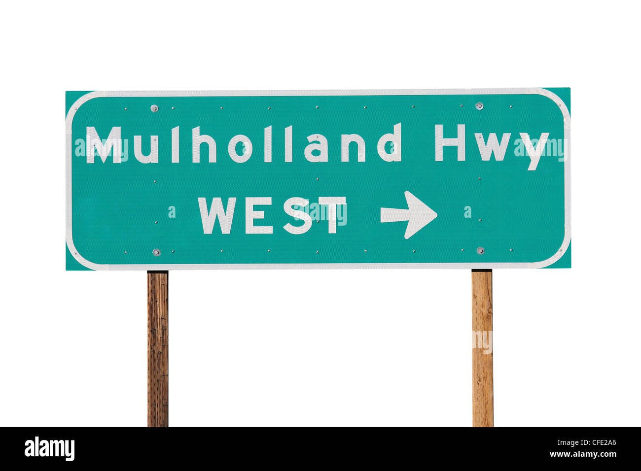 Road sign on rural Cut Out Stock Images & Pictures - Alamy