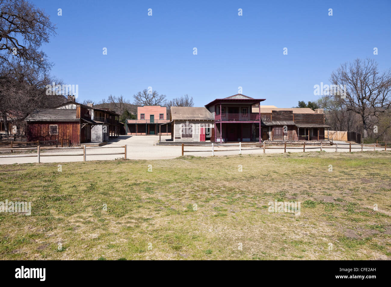 Historic western movie set owned by US National Park Service Stock ...