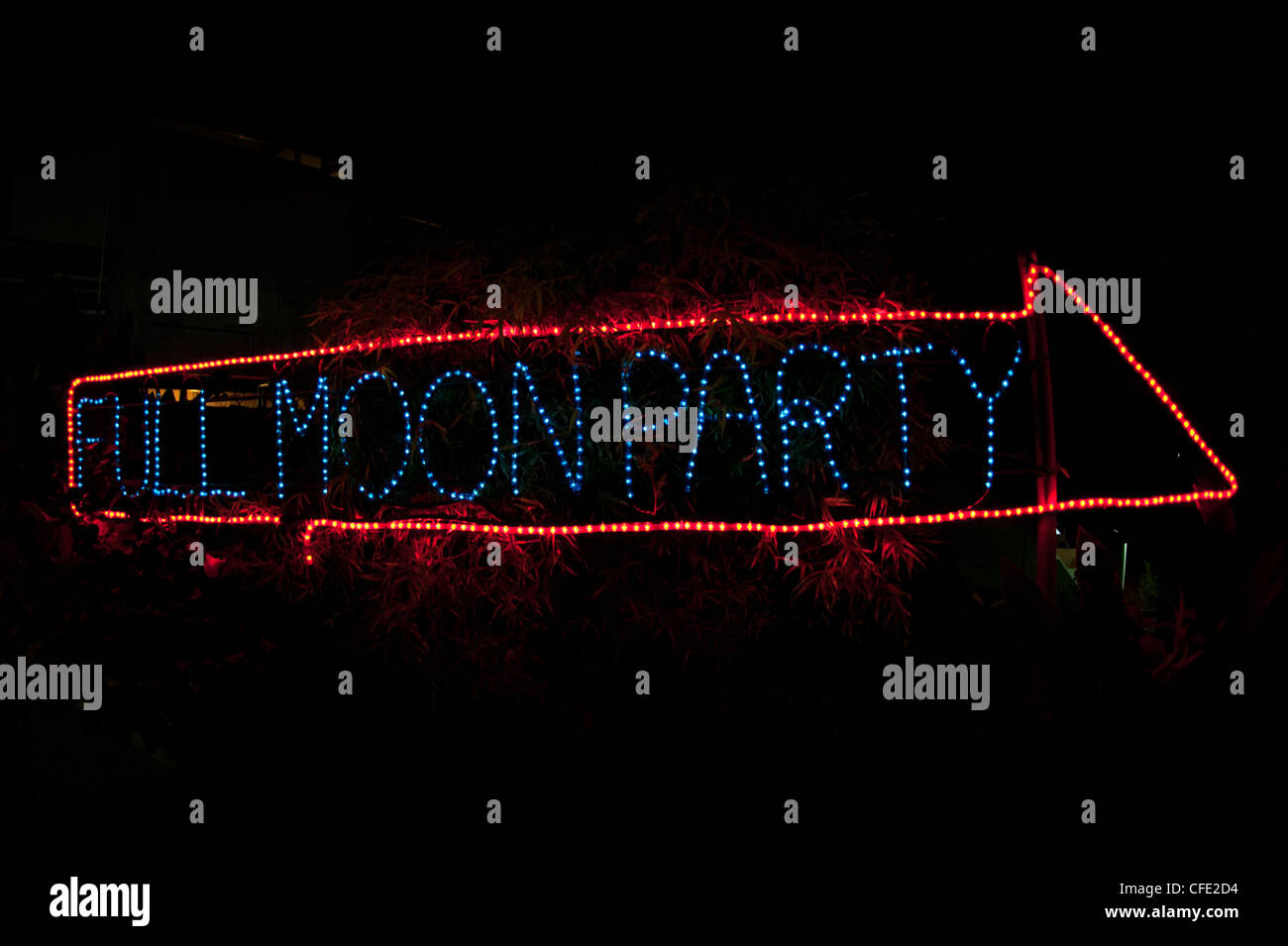 Full Moon Party Stock Photo - Alamy