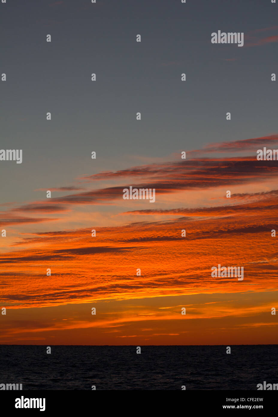 Sunset in the Bahamas Stock Photo - Alamy