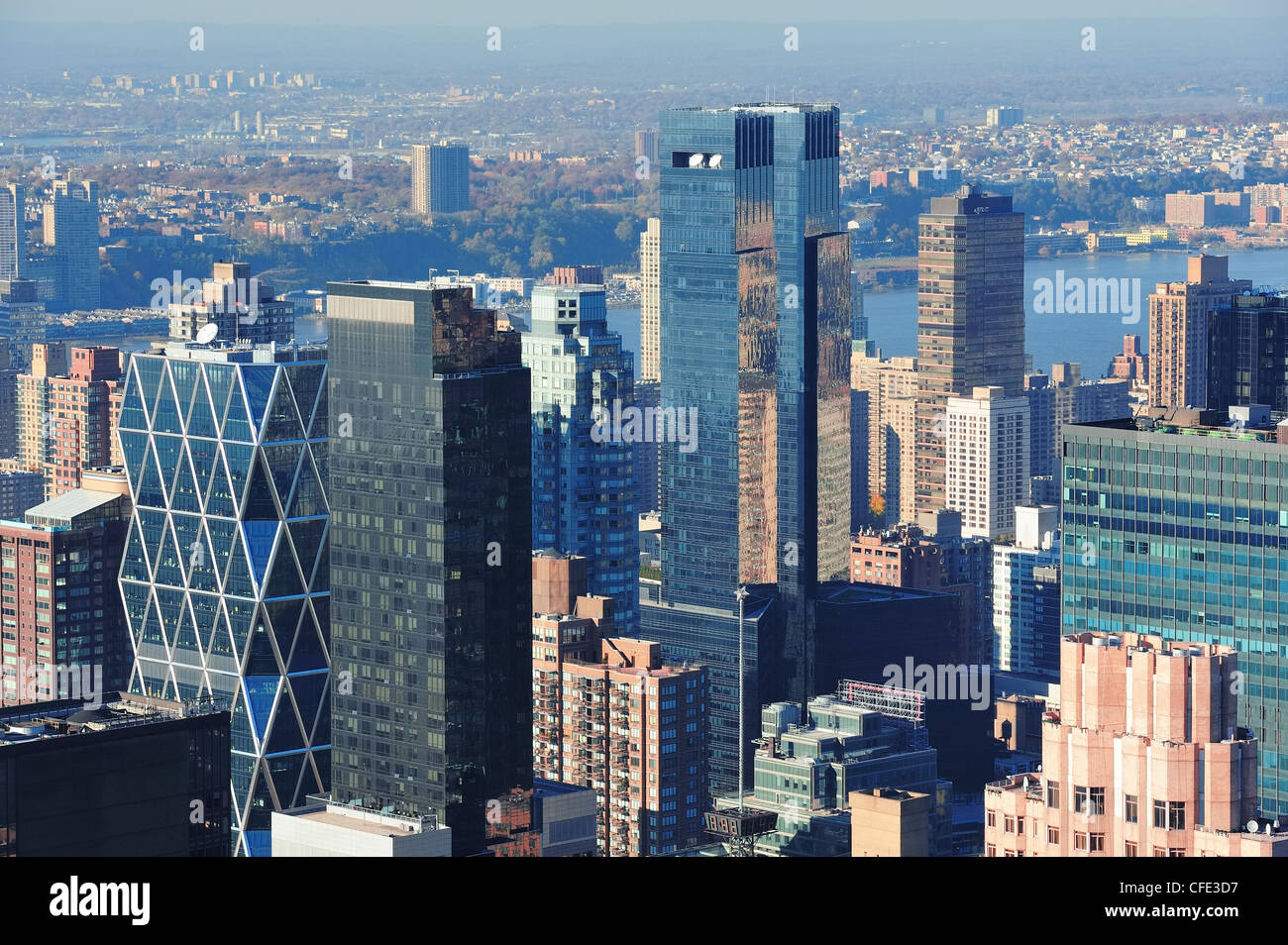 Midtown manhattan aerial hi-res stock photography and images - Alamy