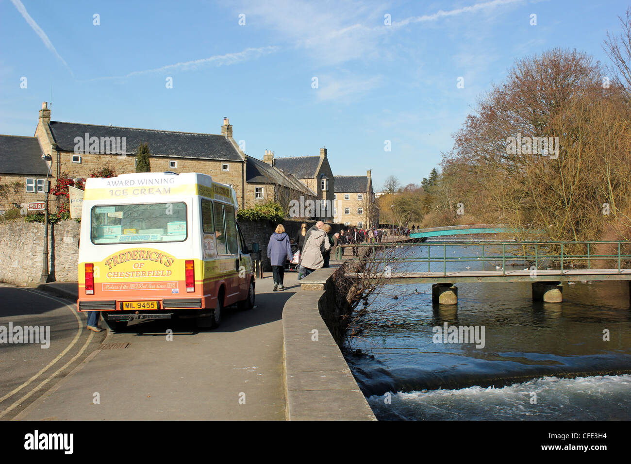 Bakewell Derbyshire Peak District National Park England Stock Photo - Alamy