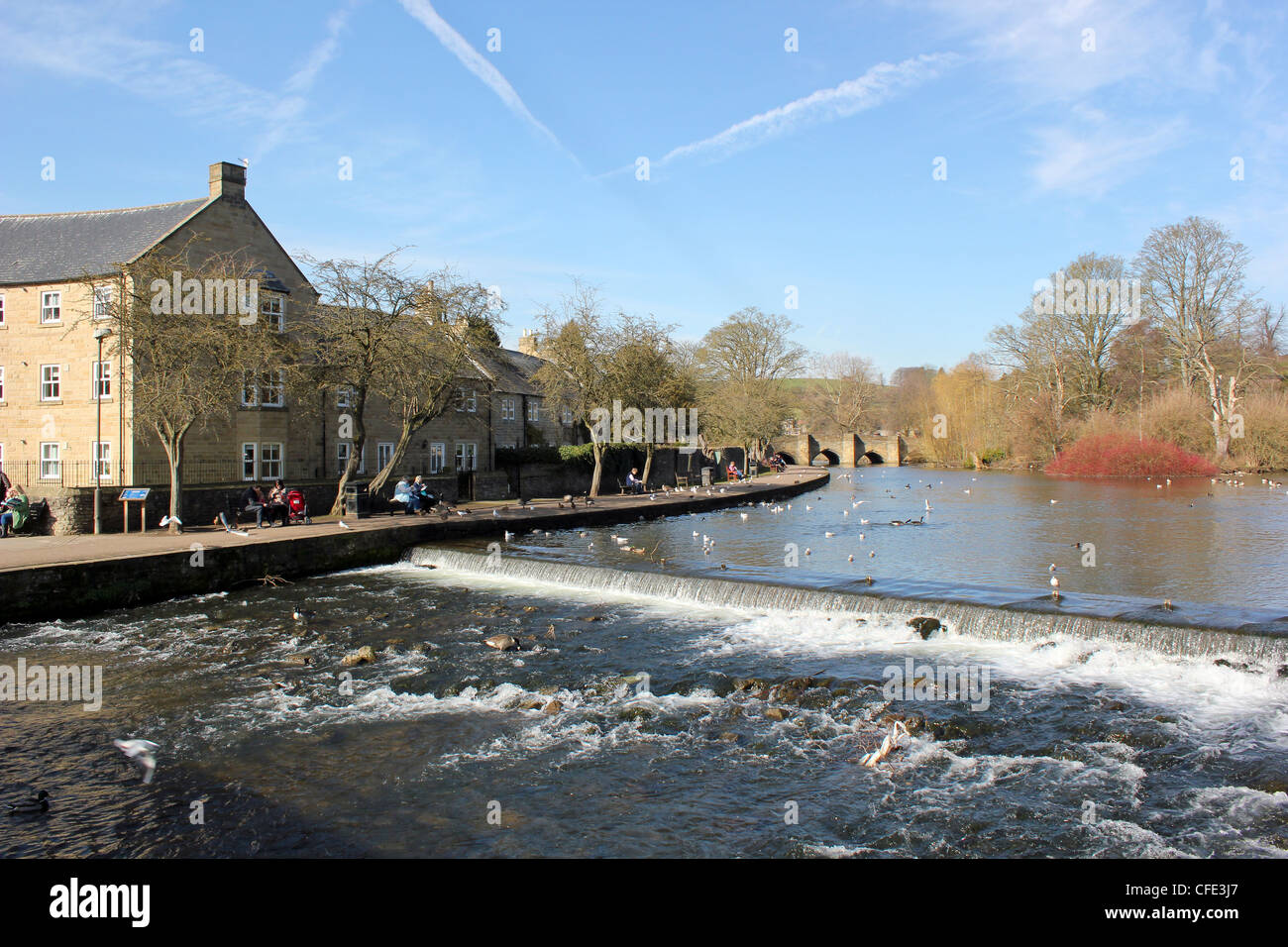 Bakewell Derbyshire Peak District National Park England Stock Photo - Alamy
