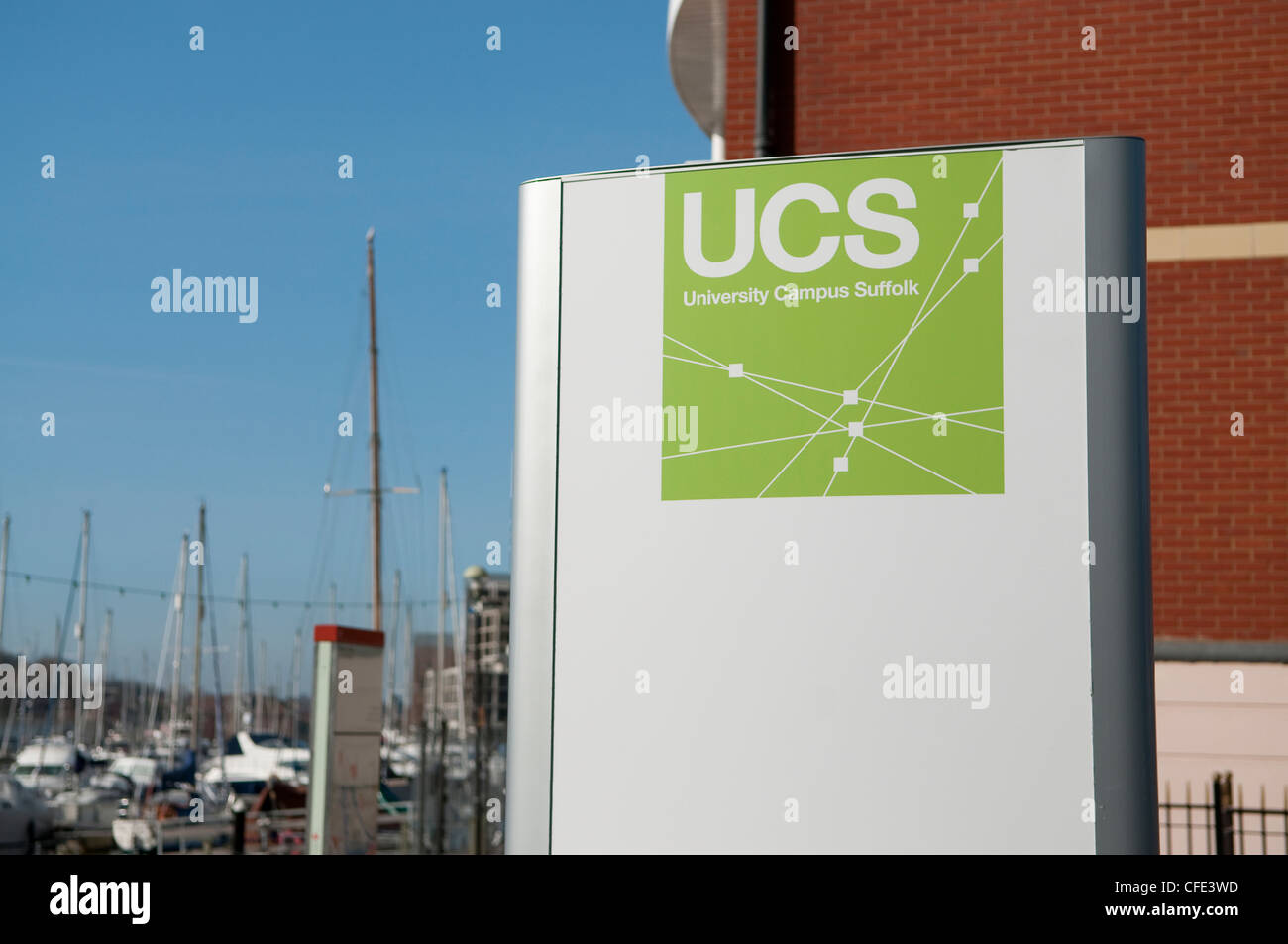 University Campus Suffolk sign. Ipswich, Suffolk, UK Stock Photo - Alamy