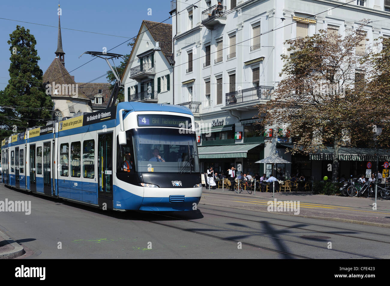 Tram in zurich hi-res stock photography and images - Alamy