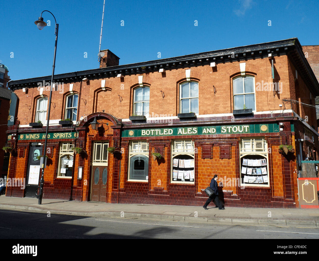 Lass O Gowrie pub in Manchester UK Stock Photo - Alamy