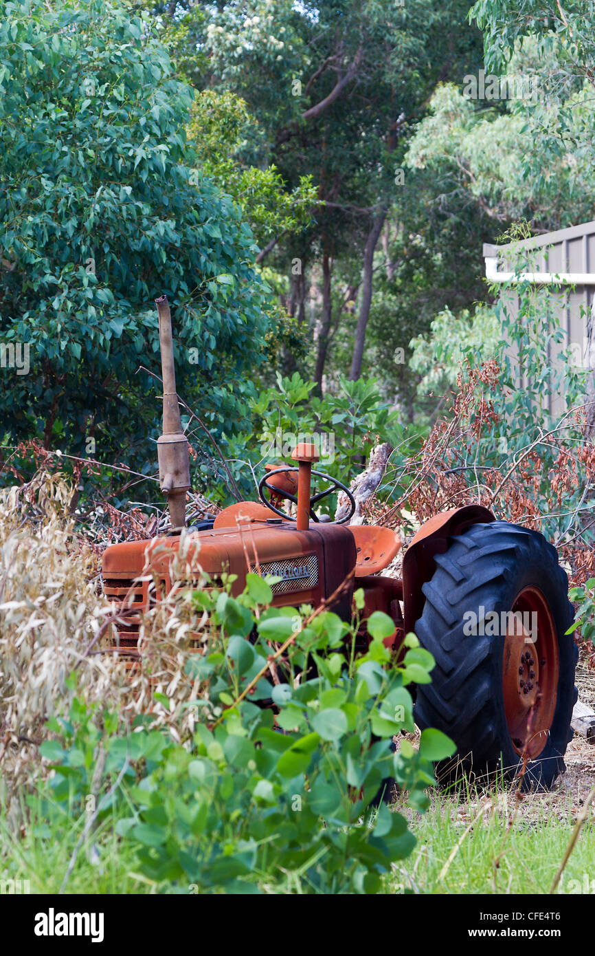 Abandoned Old Rusty International Scrap Tractor Stock Photo - Alamy