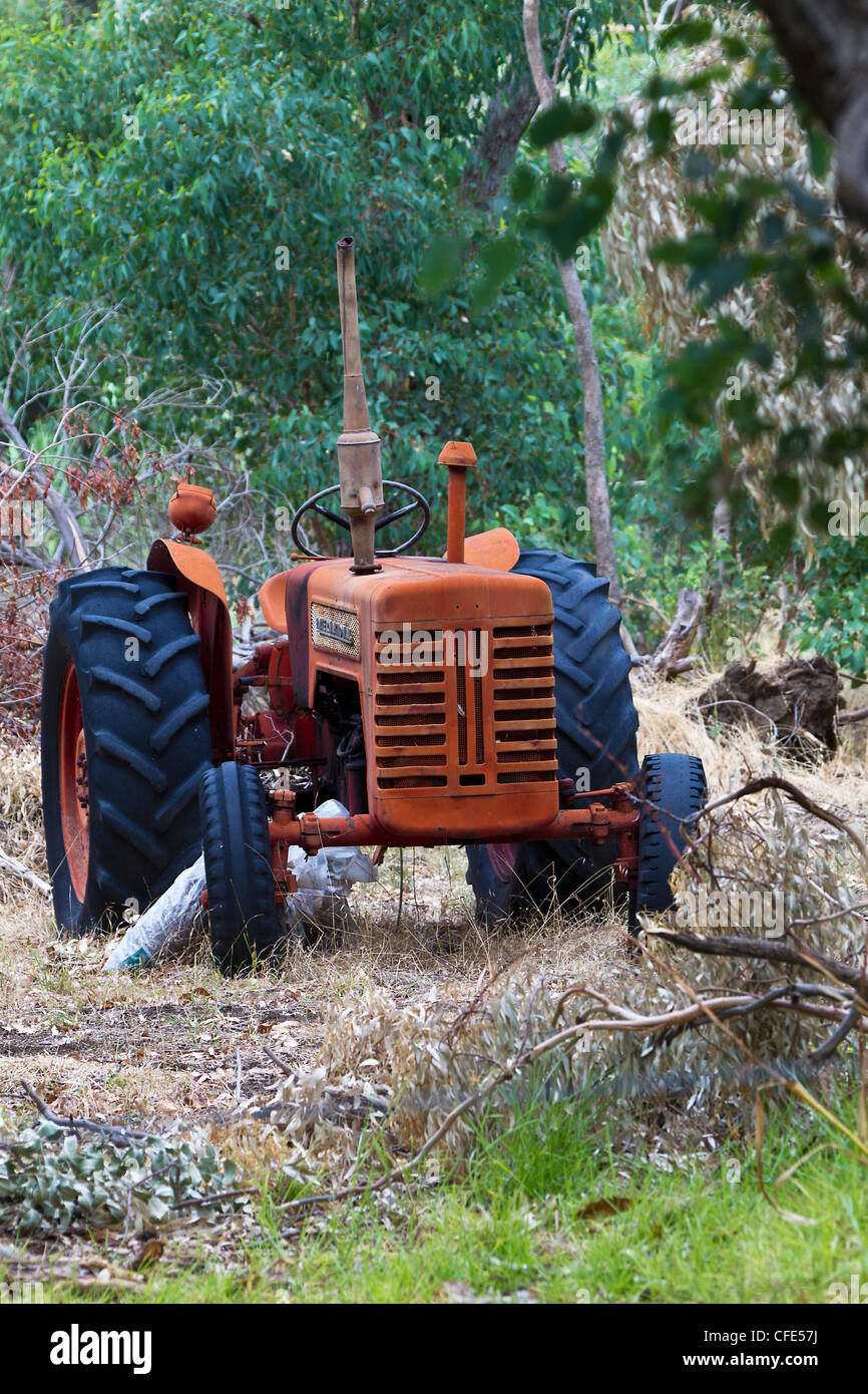 Abandoned Old Rusty International Scrap Tractor Stock Photo - Alamy
