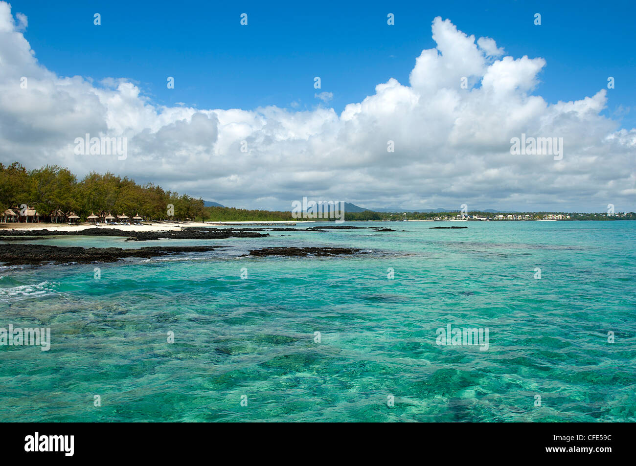 Mauritius mountains indian ocean view hi-res stock photography and ...