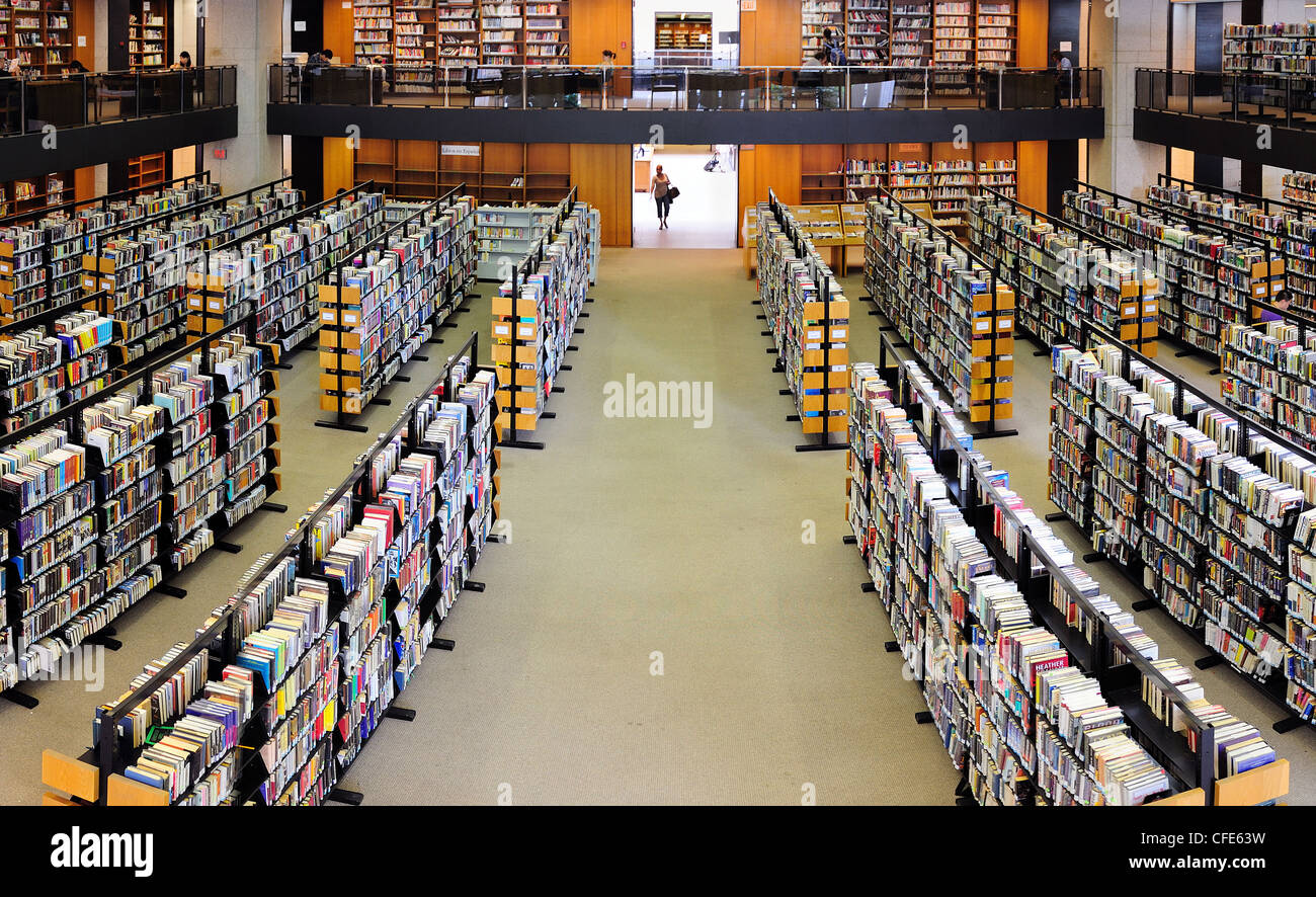 Boston Library interior Stock Photo - Alamy