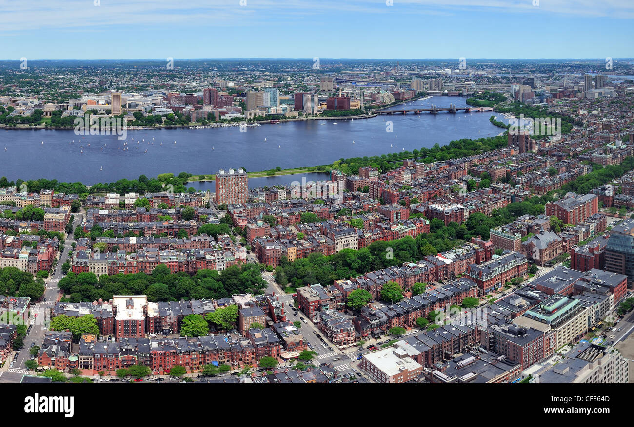 Aerial panorama city cambridge hi-res stock photography and images - Alamy