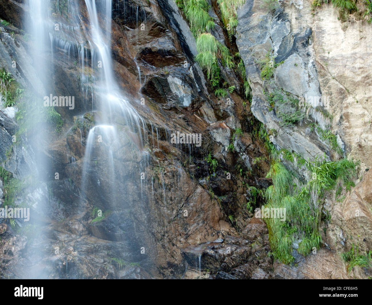 waterfall in Pyrenees mountains Stock Photo - Alamy