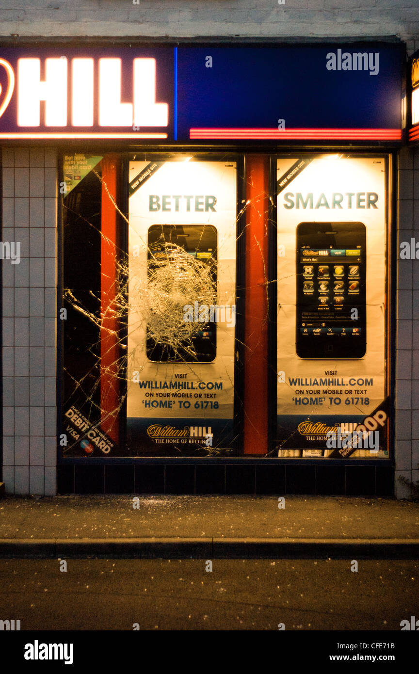 Damage caused by rioters during the disturbances in Gloucester Riots ...