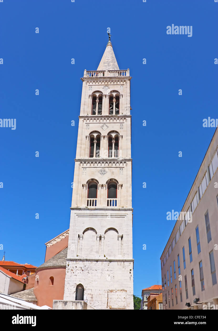 Belfry of an old church in the Mediterranean Stock Photo - Alamy