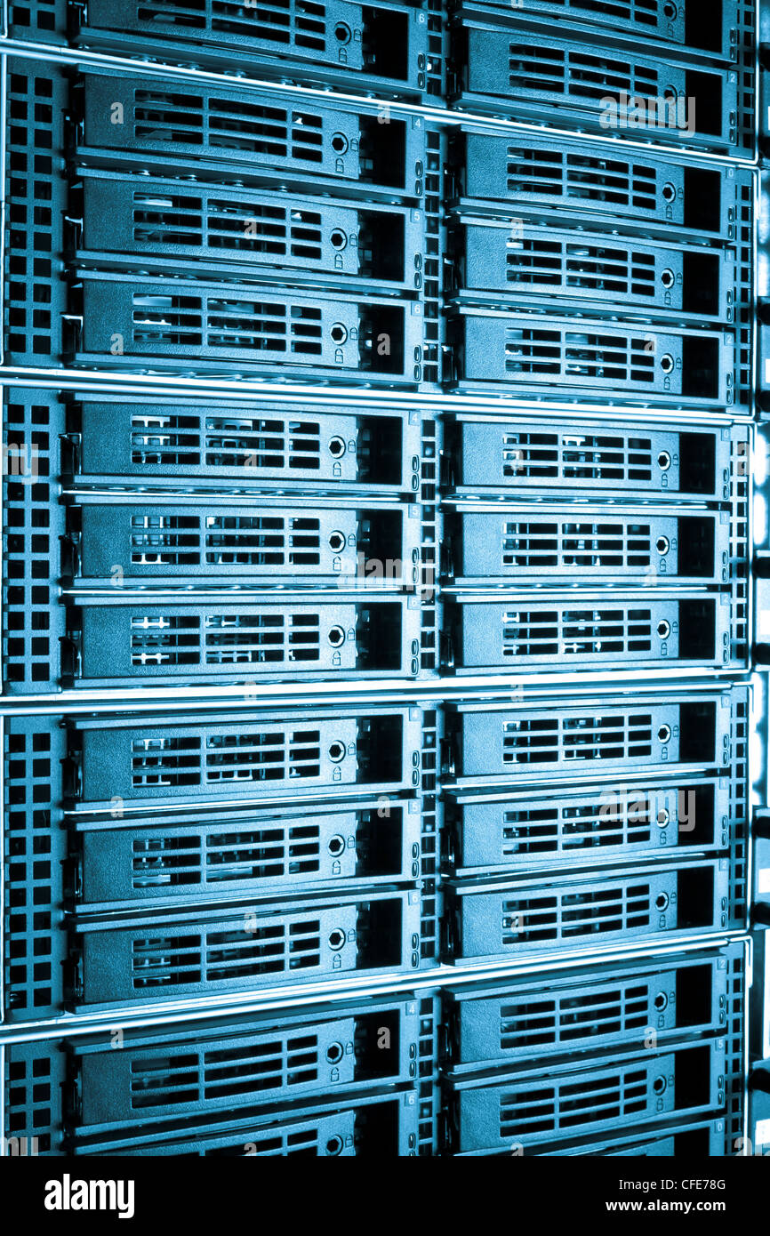 Data center with hard drives Stock Photo - Alamy