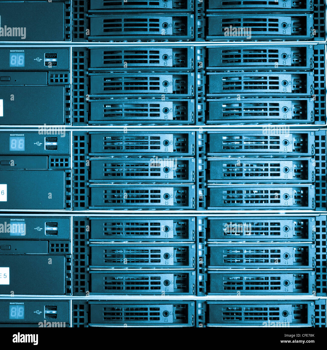 Data center with hard drives Stock Photo - Alamy