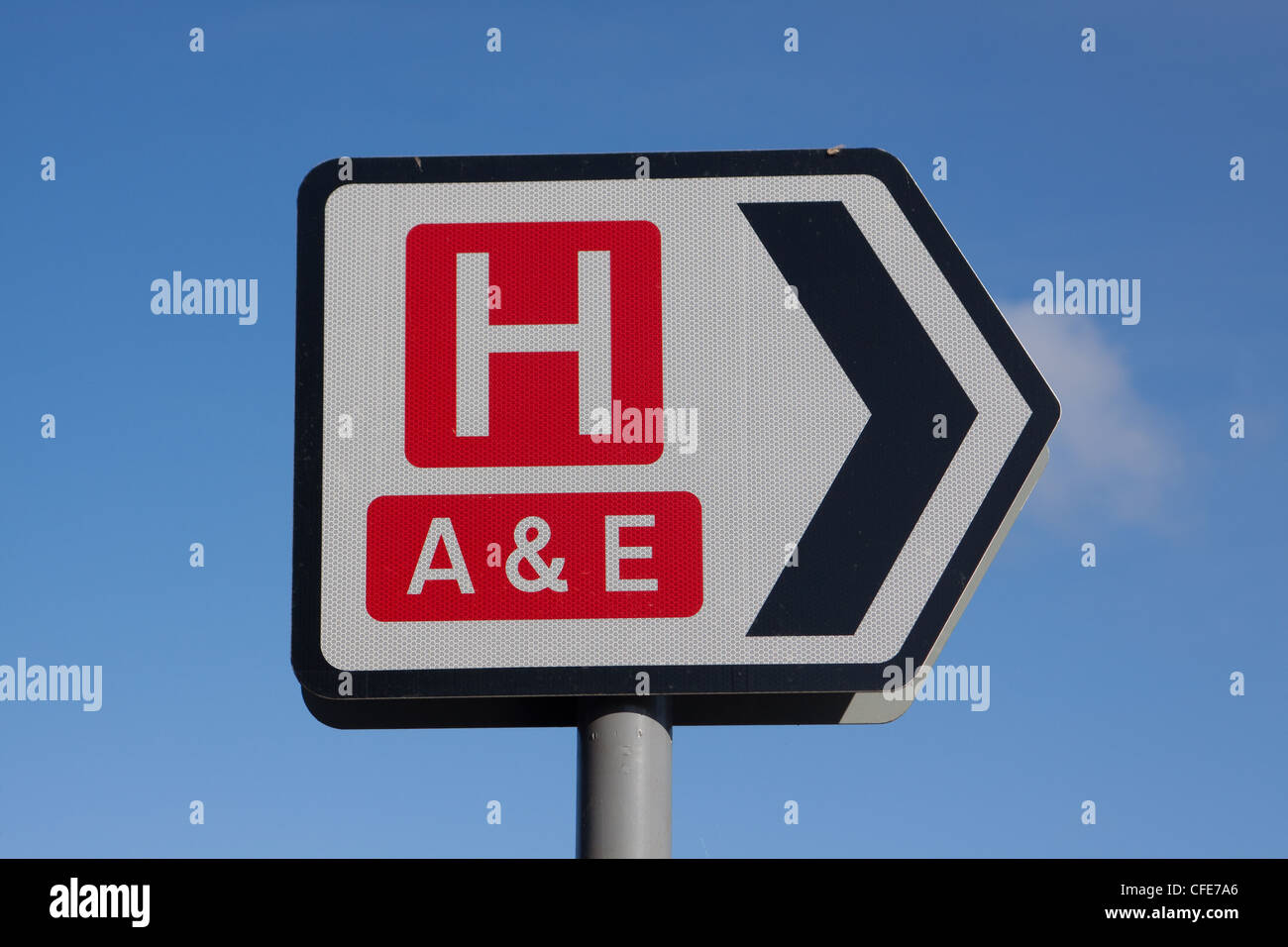 Hospital Accident and Emergency (A&E) Sign Stock Photo - Alamy