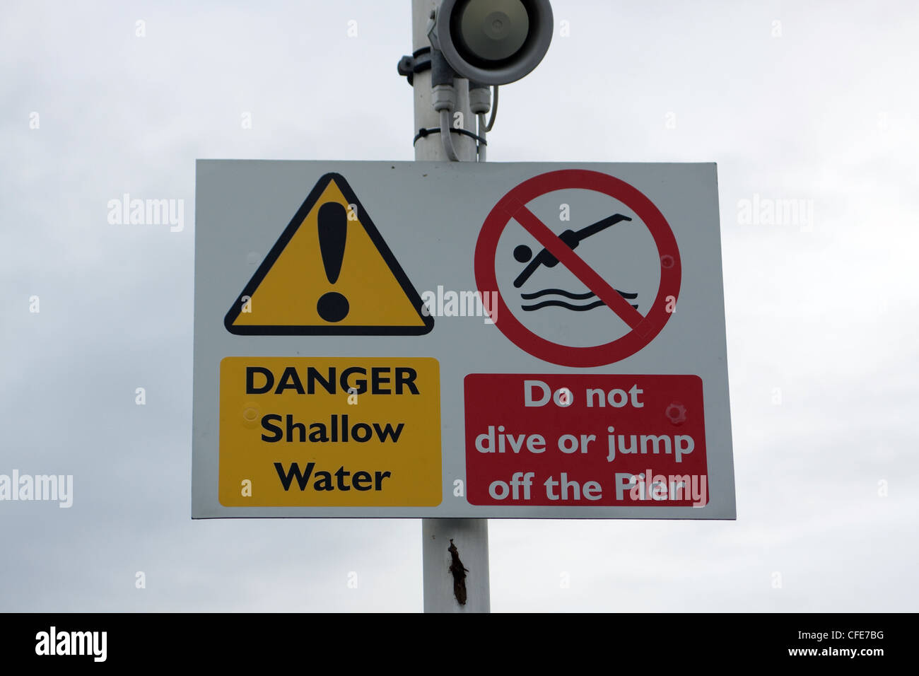 River warning signs hi-res stock photography and images - Alamy