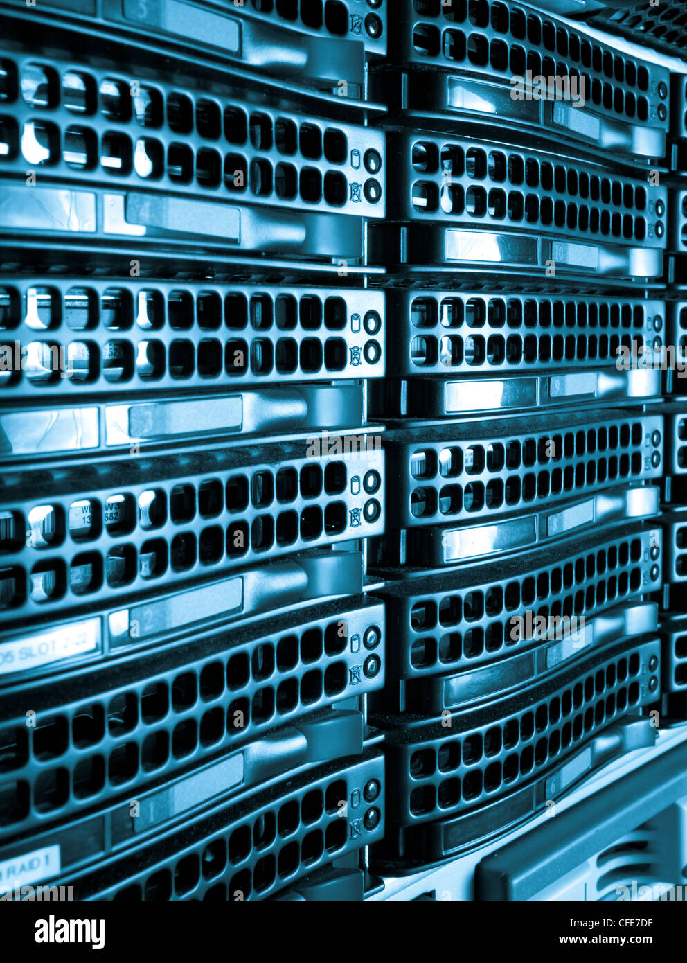 Data center with hard drives Stock Photo - Alamy