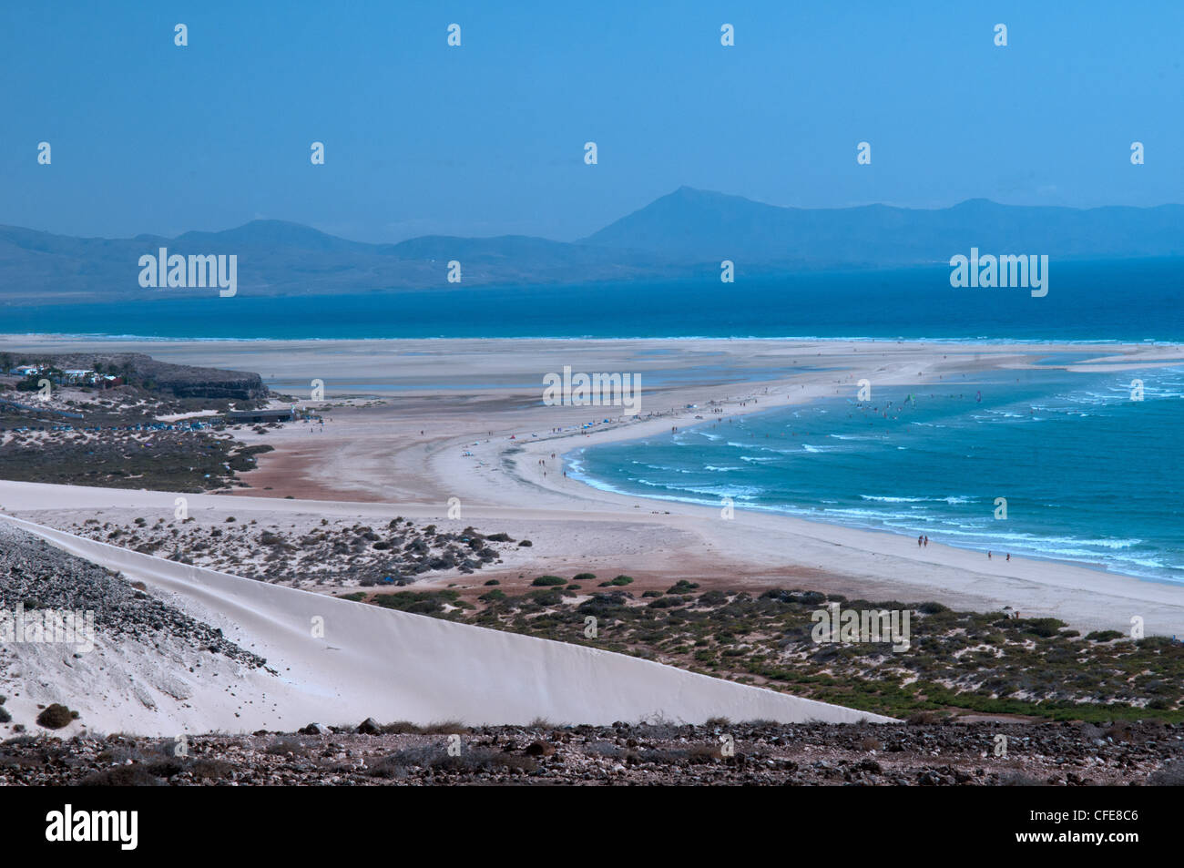 fuerteventura sotavento beach Stock Photo - Alamy