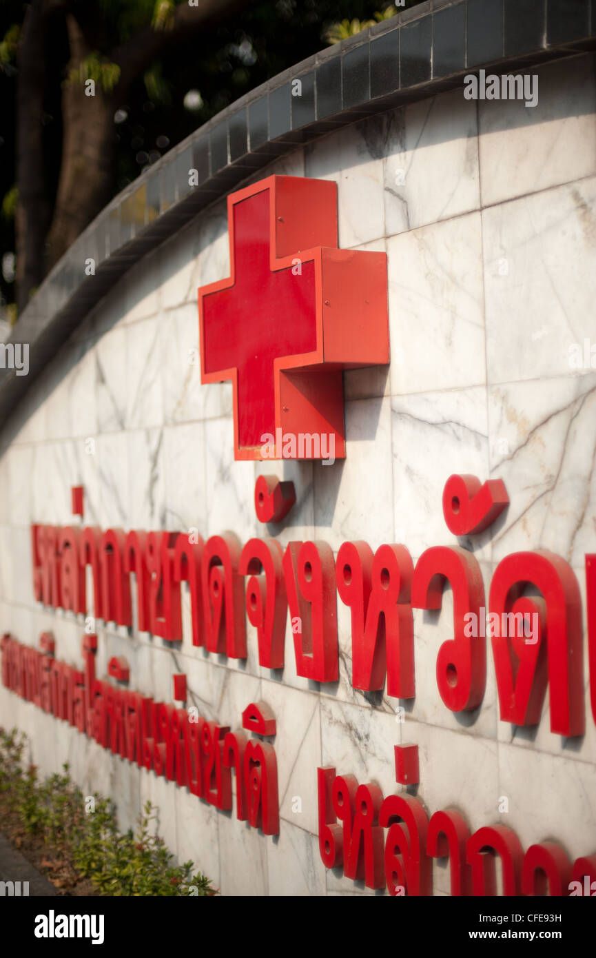 Thai Red Cross Stock Photo - Alamy