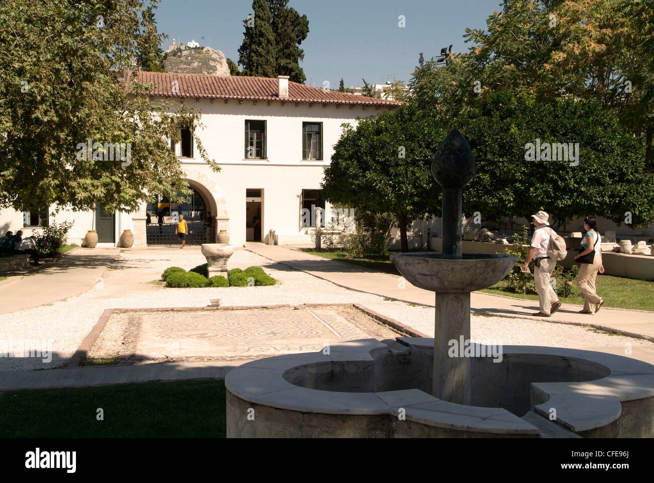 GREECE Athens The Byzantine Museum Stock Photo - Alamy