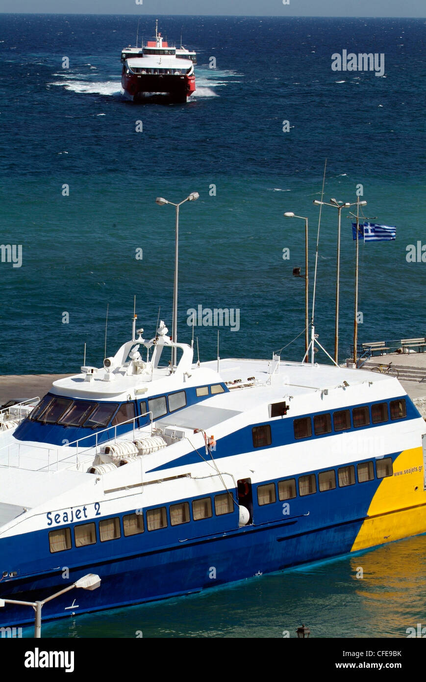 GREECE Athens East Coast Rafina Port High speed catamaran ferries to ...