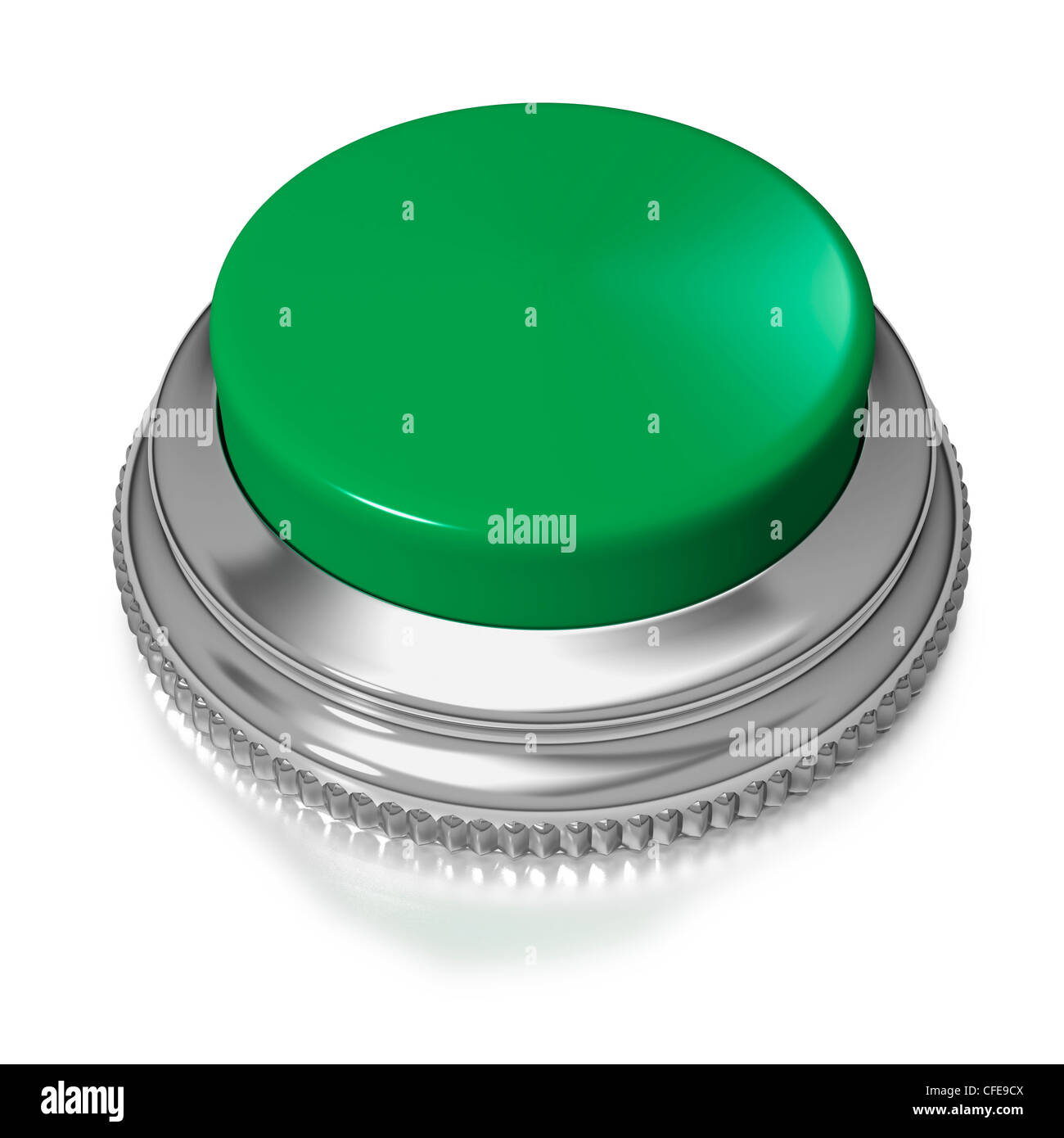 Button go green icons hi-res stock photography and images - Alamy